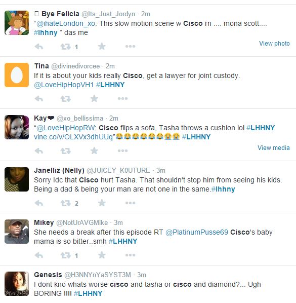 Cisco gets clowned for his female troubles, fight with Tasha, and ...