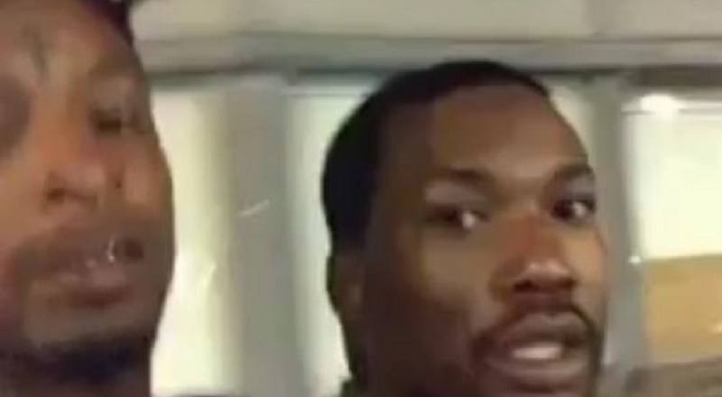 Meek Mill spotted riding 21 Savage on a dirtbike in Atlanta and Twitter ...