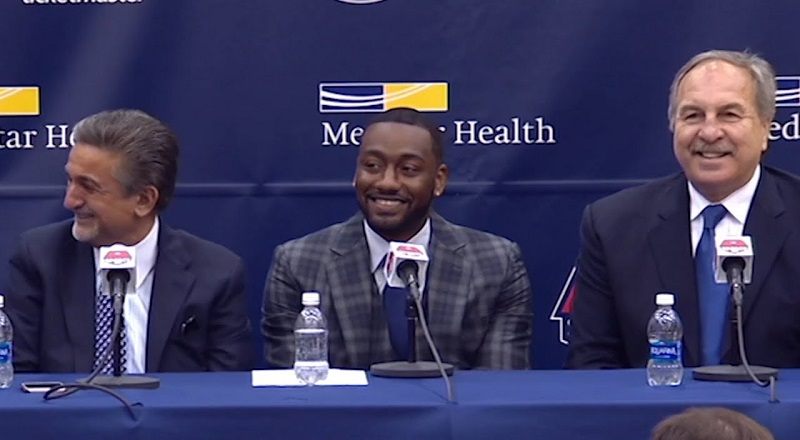 John Wall contract extension press conference; Wall talks along with ...