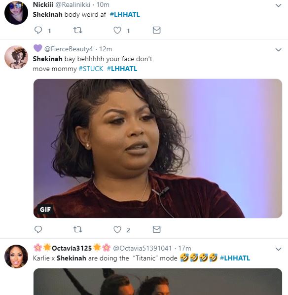 Shekinah is giving #LHHATL viewers life! Twitter is here for her ...