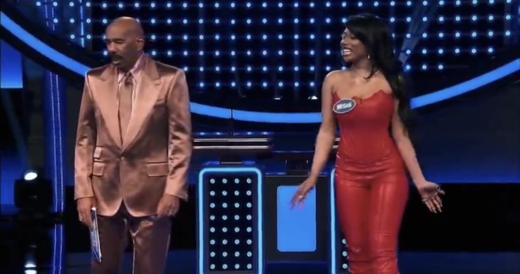 Megan Thee Stallion appears on episode of “Celebrity Family Feud”