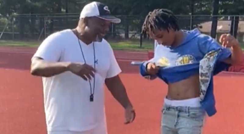 Coach in tears warns player to choose football over streets