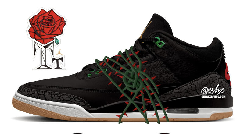 Teyana Taylor's Air Jordan 3 “A Rose From Harlem” revealed