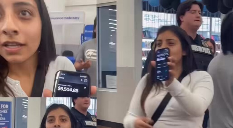 Woman claps back at "broke" comment with her bank balance