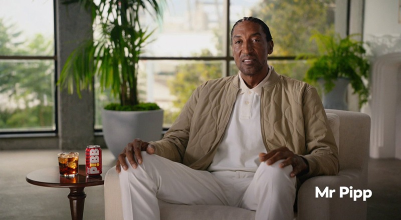 Scottie Pippen insults Michael Jordan in Mr. Pibb soda ad